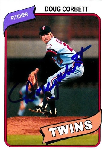 DOUG CORBETT MINNESOTA TWINS SIGNED 1980 STYLE CUSTOM CARD | eBay