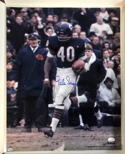 Gale Sayers NFL Chicago Bears Autographed Signed 16x20 JSA CERTIFIED ...