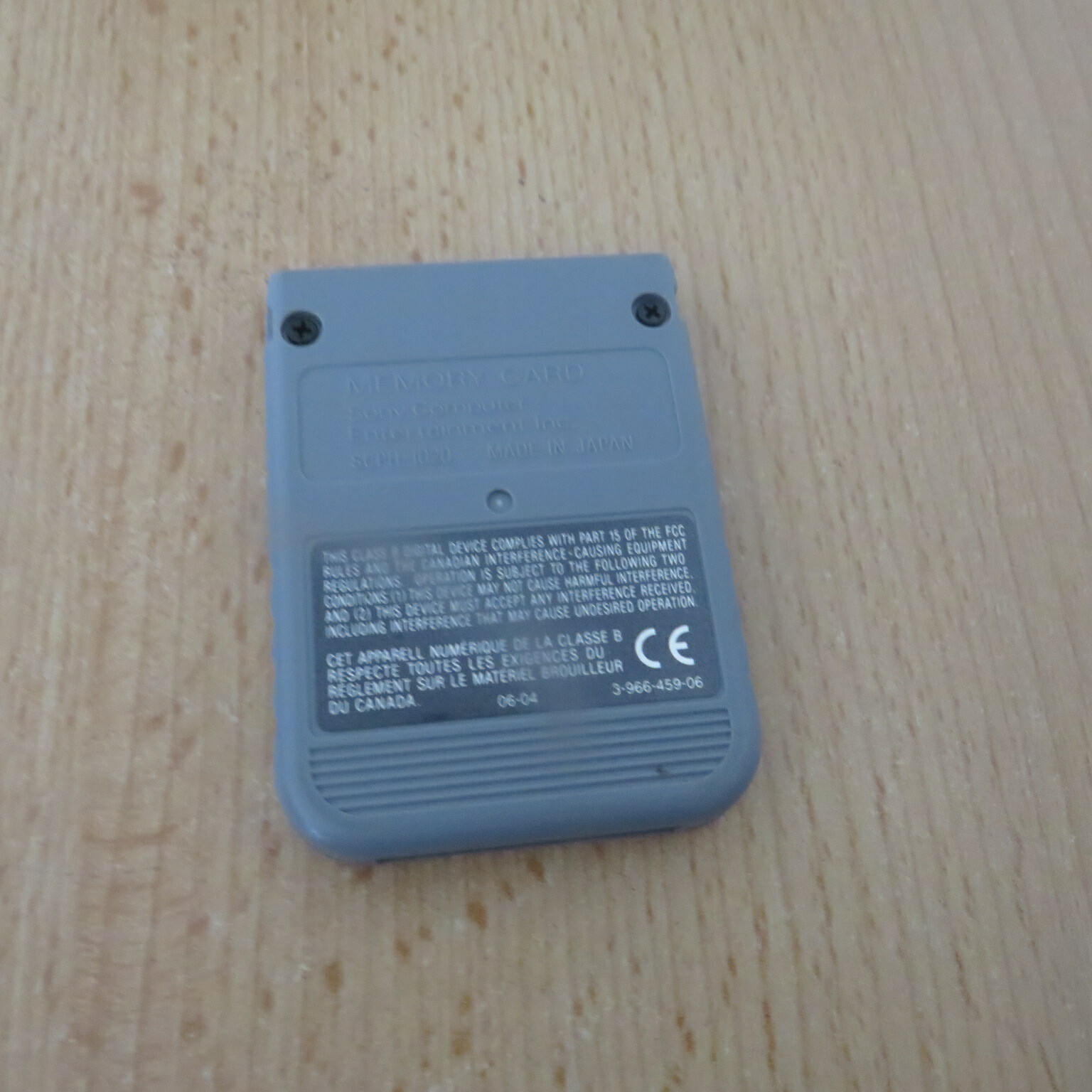 PS1 Official Memory Card playstation 1 original grey psone pal | eBay