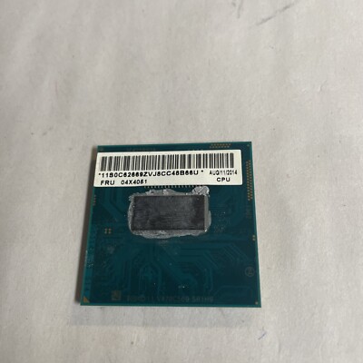 Intel Core i5-4300M 2.6GHz Mobile SR1H9 Socket G3 CPU Processor @CPU14 ...
