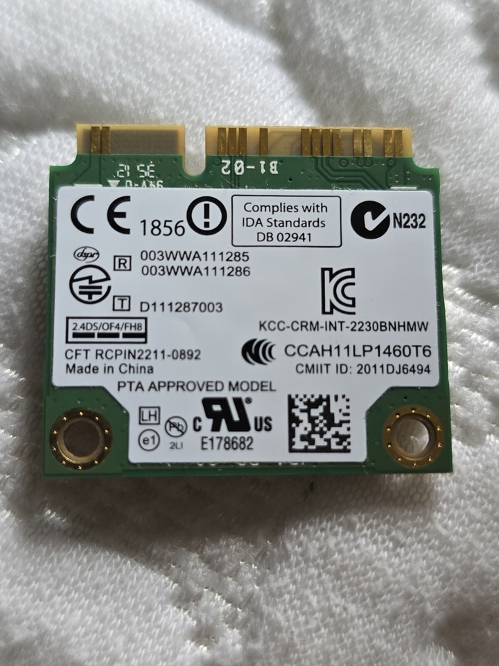 Intel Centrino Wireless-N 2230 WIFI Bluetooth Mini PCI-E (2230BNHMW) | eBay