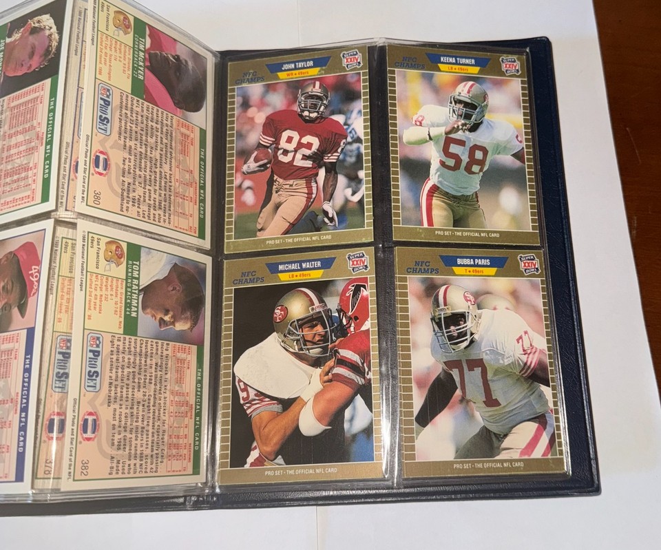 1990 Pro Set Super Bowl XXIV GTE Special Collectors Edition 40-Card Set ...