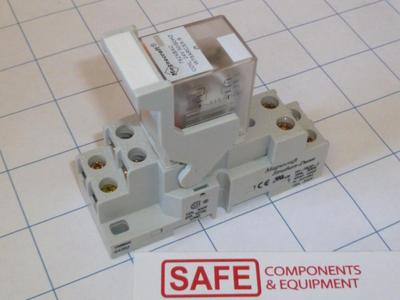 Magnecraft 70-782D-1 Relay Socket w/ Clip DIN-Rail w/ 782XBXC-24A Relay ...
