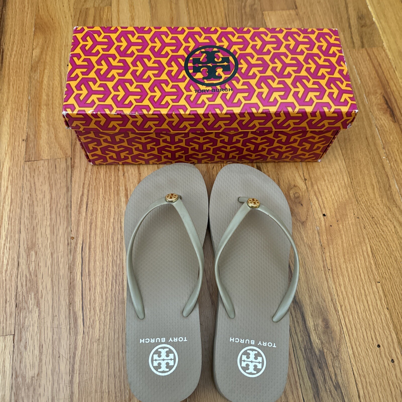 Tory Burch Women’s Black Logo Platform Sandal Size US… - Gem