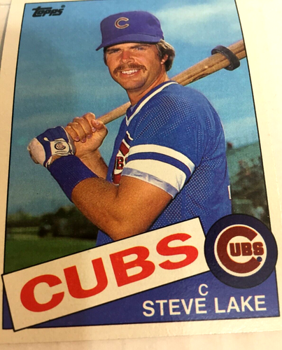 CUBS Steve Lake #98 MLB Vintage Baseball Card Ships Free | eBay