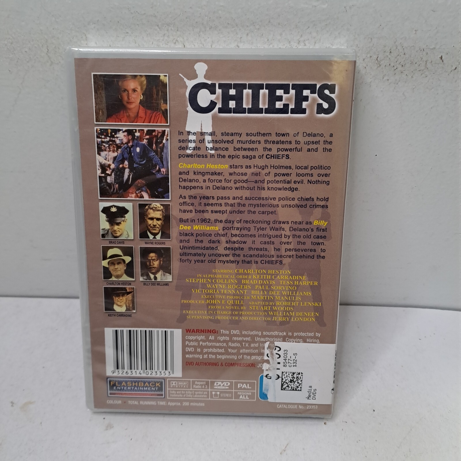 Chiefs DVD Charlton Heston Keith Carradine Pal Region All (27) | eBay