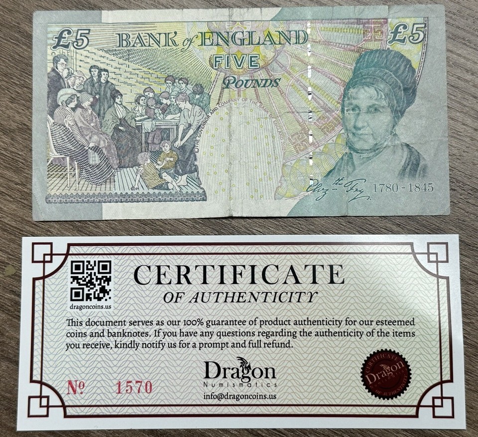 Great Britain, England 5 Pounds 2002-2012, P-391c, QEII Sign A Bailey ...
