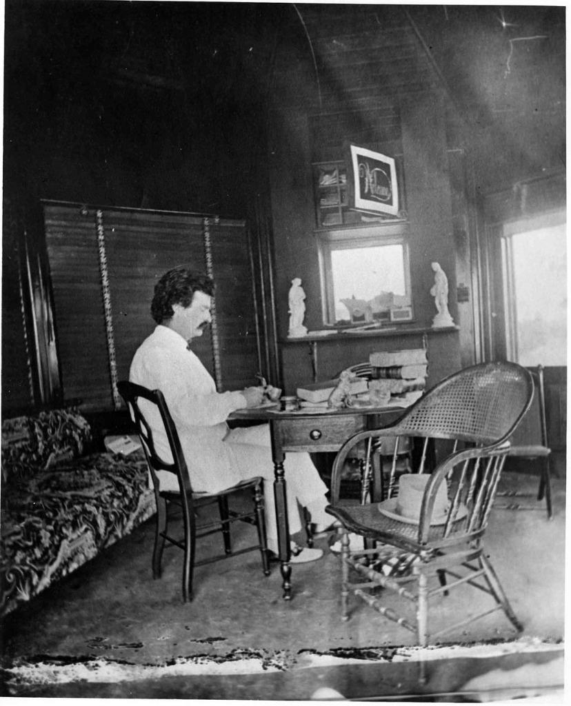 Mark Twain Writing