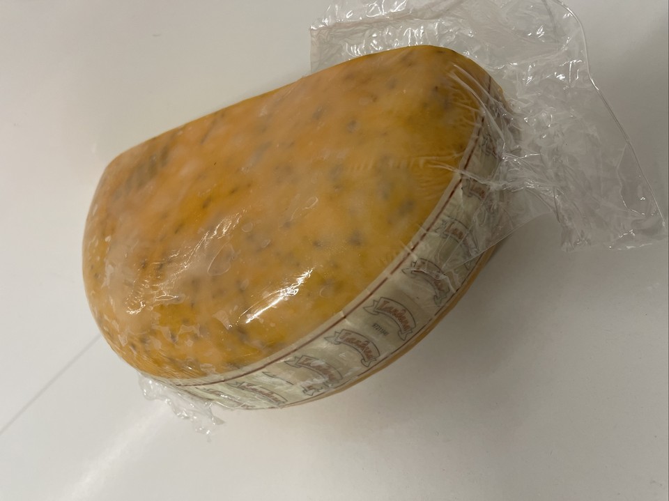 Dutch Gouda With Cumin Seeds Cheese 2kg Half Wheel Cow Milk Cheese ...