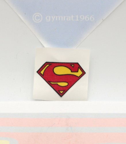 Mego Superman Repro Pre-Cut FABRIC Sticker,Emblem,Decal For 12" Action ...