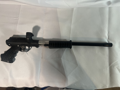 Working Vintage Tippmann SL-68 II Pump Action Paintball Gun w/ Extended ...