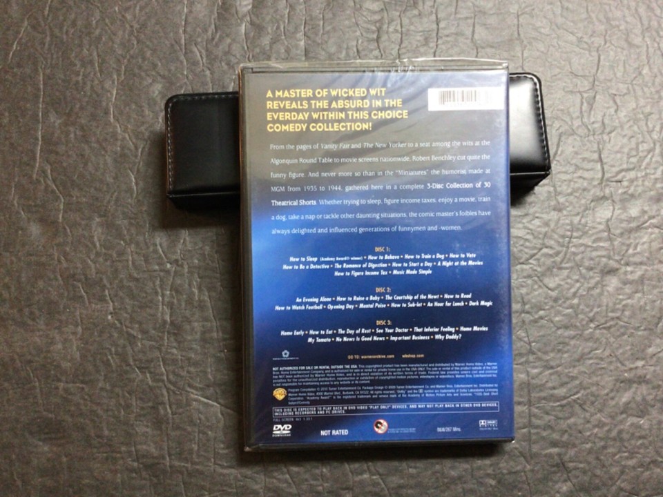 THE ROBERT BENCHLEY MINIATURES ~ Warner Bros. Archive Collection ~ DVD ...