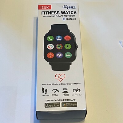 ITEK KROGER HEALTH FITNESS WATCH W/HEART RATE MONITOR | eBay