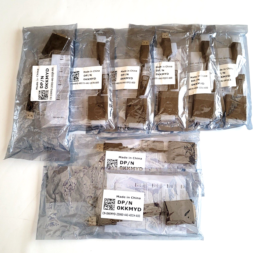 8 Dell Display Port DANARBC084 to DVI adapter KKMYD DP/N NEW Lot | eBay