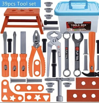 Kids Play Tool Set -39 Pcs | eBay