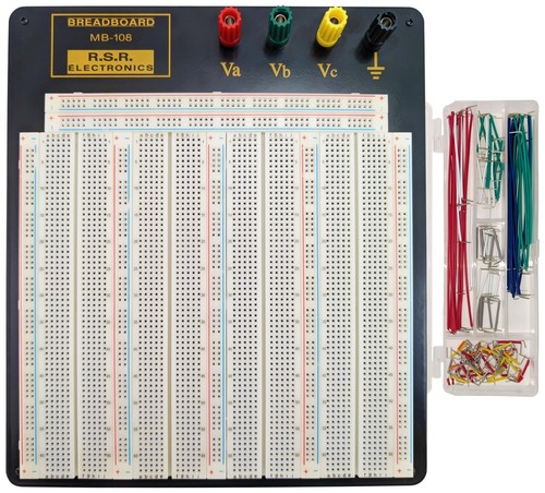 Solderless Breadboard (3,220 Contact Points) with 140 Piece Jumper Wire ...