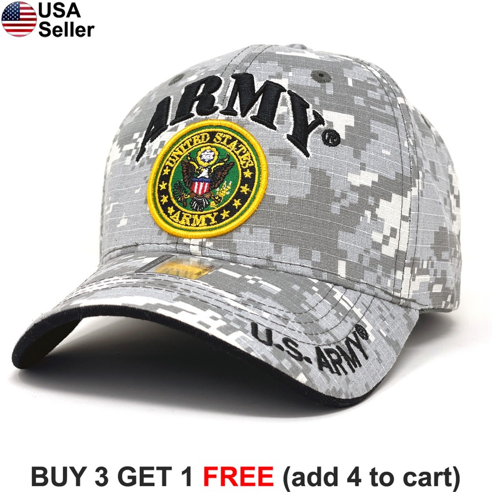 US Army Logo Cap Hat Military Strong U.S. Armed Forces USA Patriotic ...