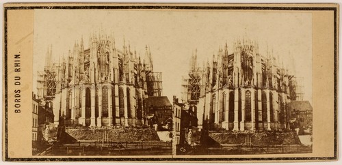 Germany Cologne Cathedral Apse c1860 Stereo Photo Vintage Albumen | eBay UK