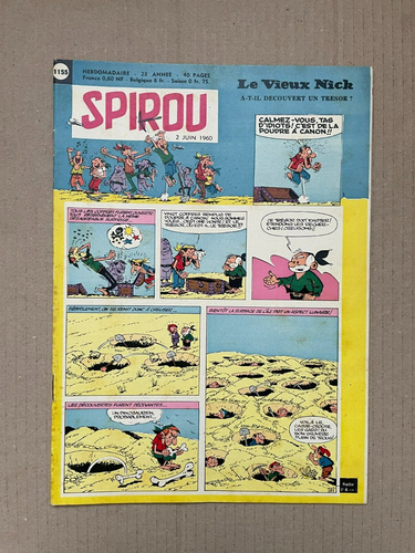SPIROU Spécial N° 1155 année 1960 + Supplément Mini récit TILLIEUX vieille tige | eBay