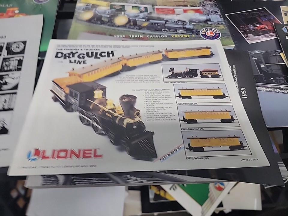 🔥HUGE LOT! K-Line Lionel Catalogs, Connection 1980’s - 2000’s Model ...