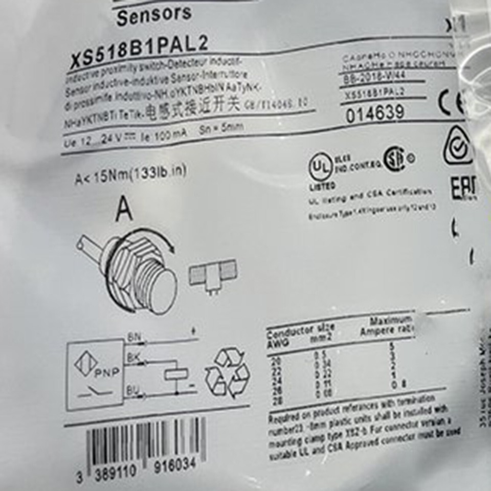 1ps new Schneider XS518B1PAL2 Proximity Sensor Fast Delivery | eBay