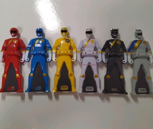 Bandai Toei Power Rangers Wild Force GAORANGER Ranger Key set of 6 Used ...