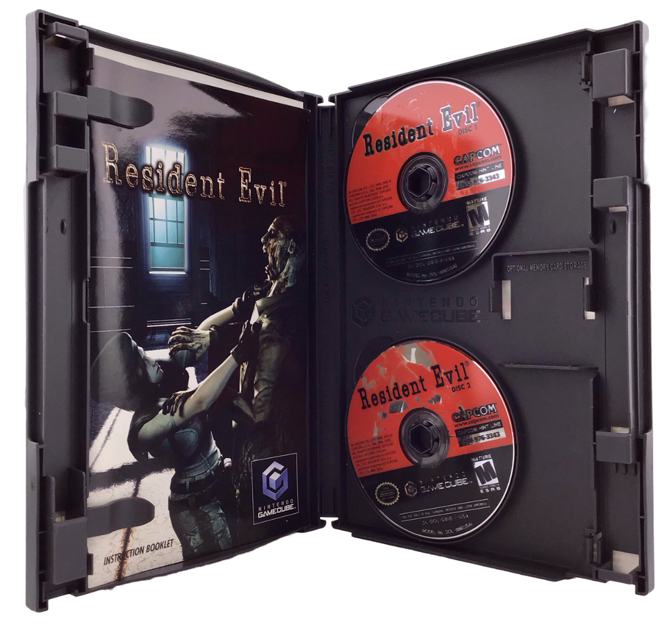 Resident Evil Nintendo GameCube Capcom 2002 Tested Good Condition w ...