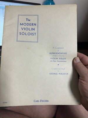 L 1941 Book THE MODERN VIOLIN SOLOIST (George Perlman) | eBay