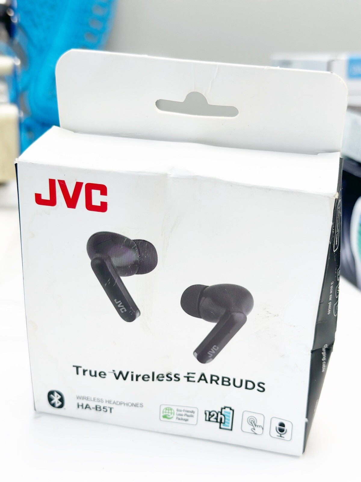 JVC True Wireless Bluetooth Earbuds w/ Charging Case HA-B5T BLACK 46838500749| eBay