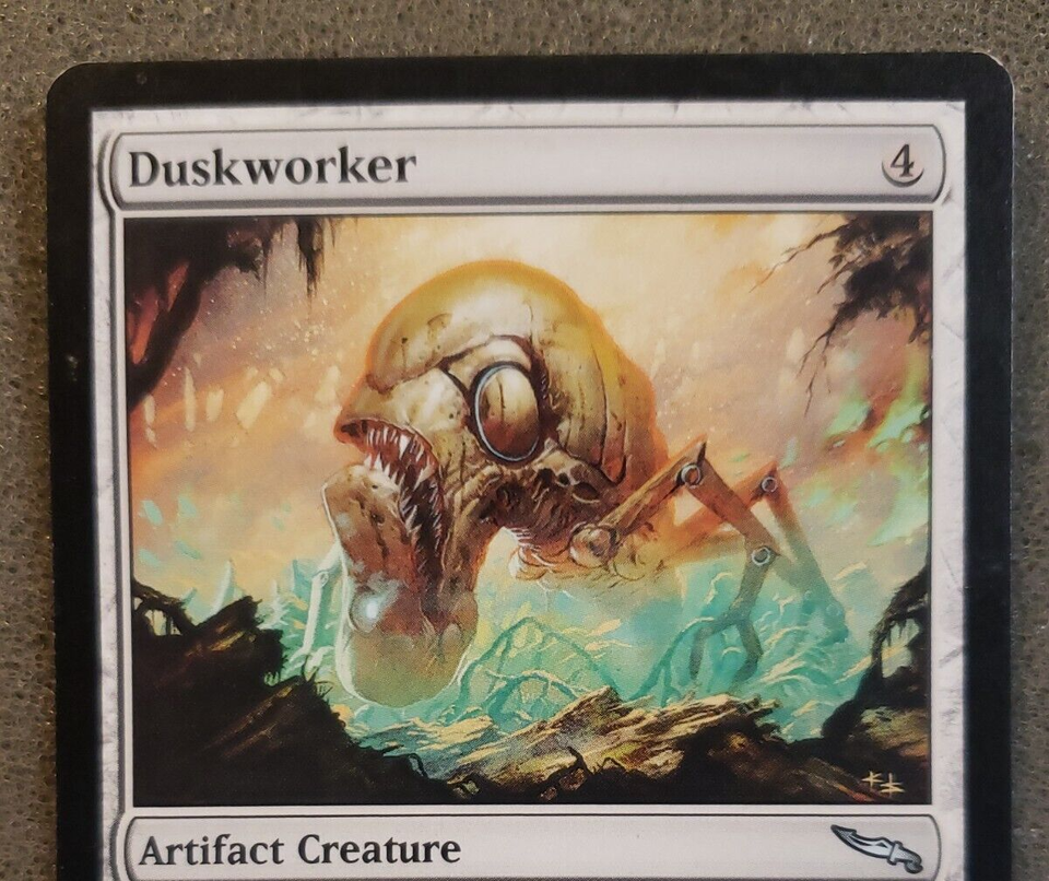 Mirrodin Duskworker MTG Magic the Gathering NM/Mint UN-PLAYED CARD ...