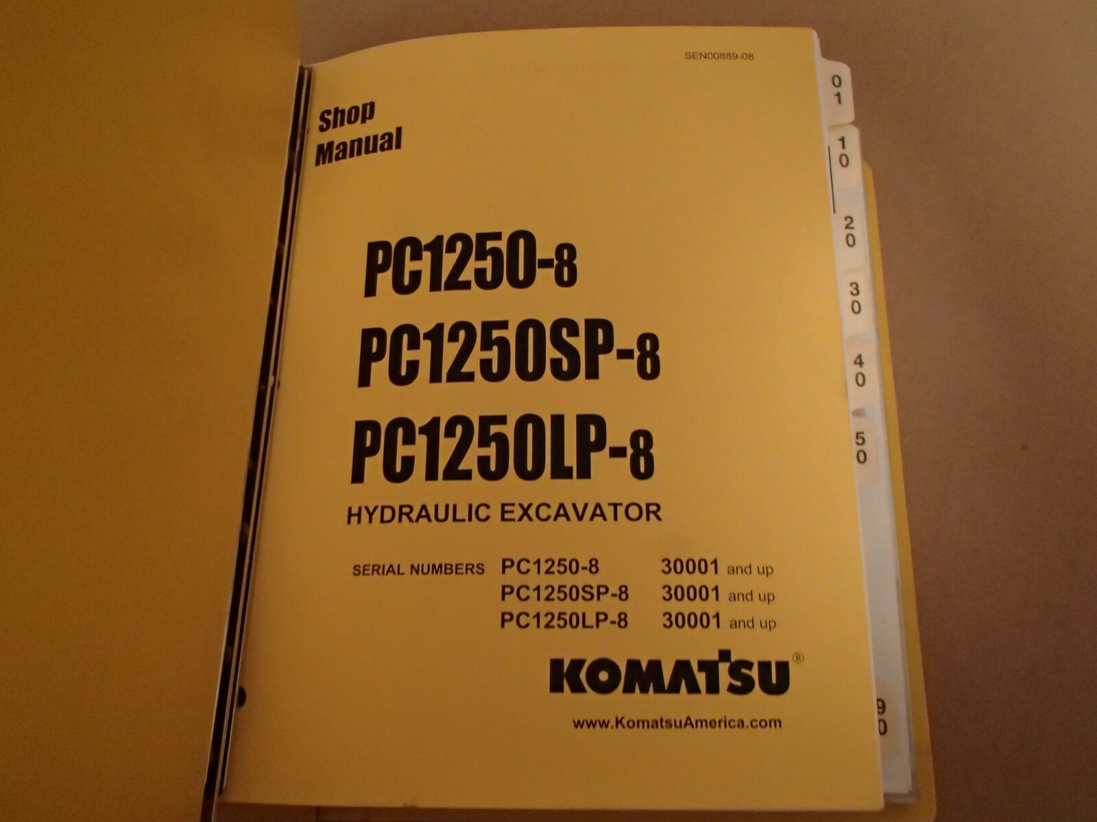 Komatsu PC1250-8 , PC1250SP-8 , PC1250LP-8 Excavator Shop Manual , s ...