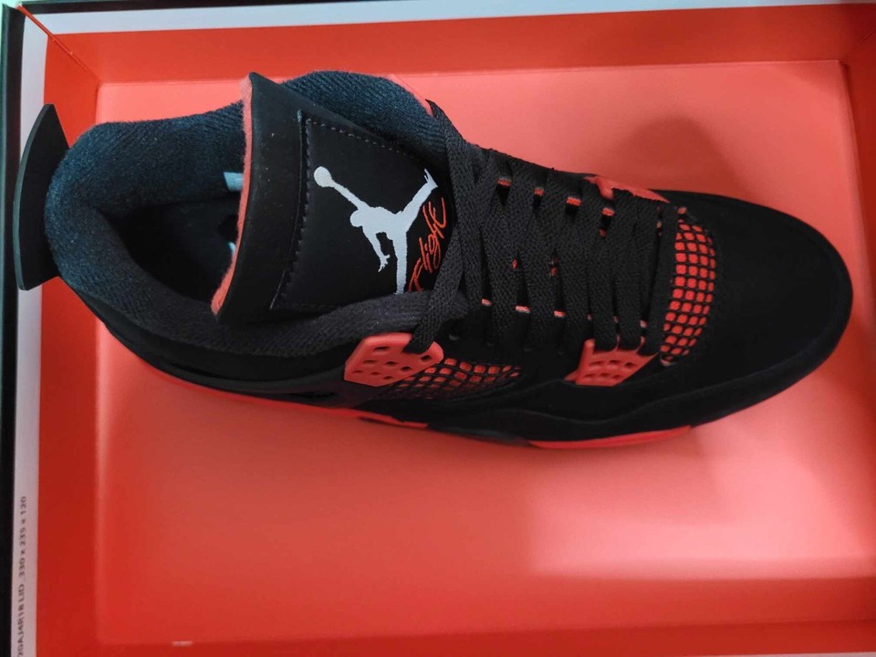 Size 9M - Air Jordan 4 Retro Red Thunder CT8527-016 brand new with box ...