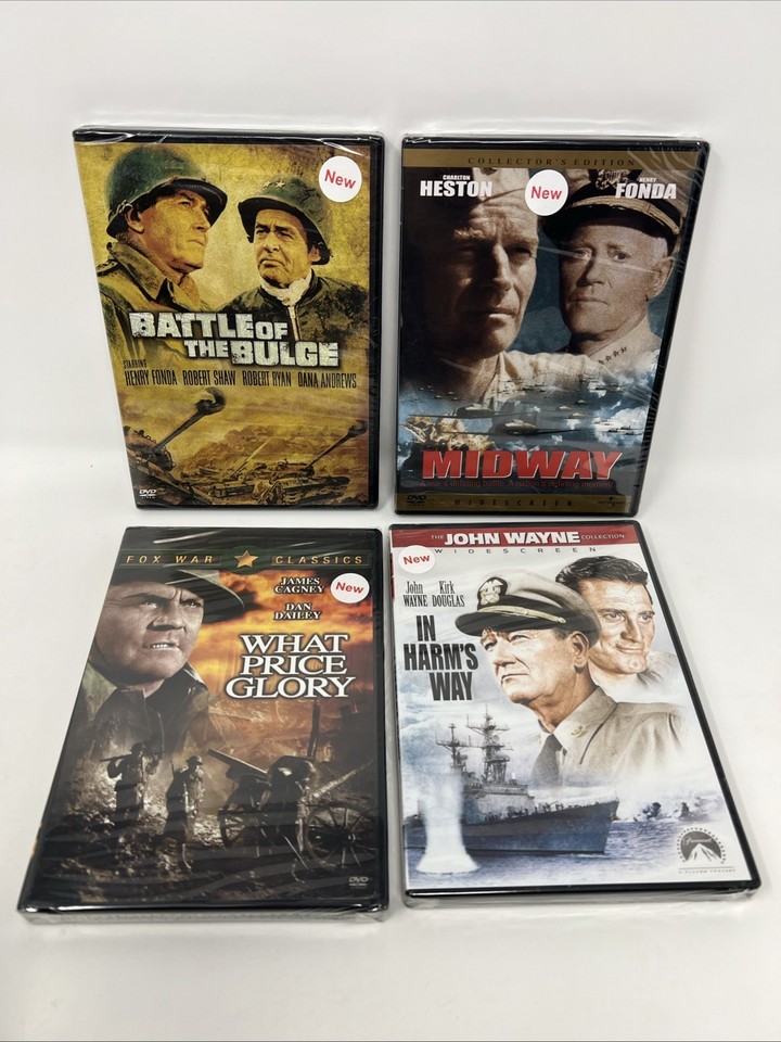 25 Movie Lot - Classic WAR Film Collection DVD Set Military World ...