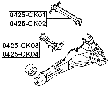Rear Right Transverse Link Fits Chrysler MB809223, MR491348 | eBay ...