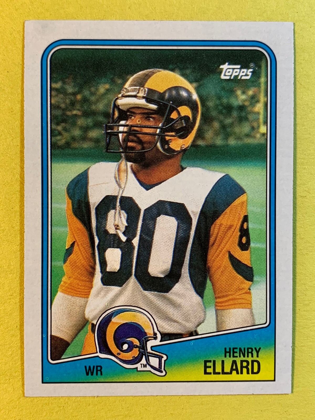 1988 Topps Henry Ellard Los Angeles Rams #291 | eBay