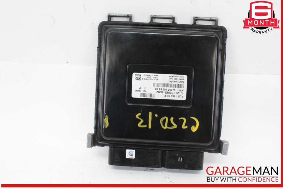 12-15 Mercedes W204 C250 M271 ECU ECM Engine Computer Control Module ...