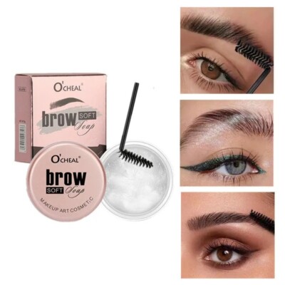 Strong Hold Eyebrow Wax, Long Lasting Wild Eyebrow Soap, Colorless ...