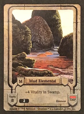 Mud Elemental Guardians CCG FPG Promo? 1995 Parkinson (artist) | eBay