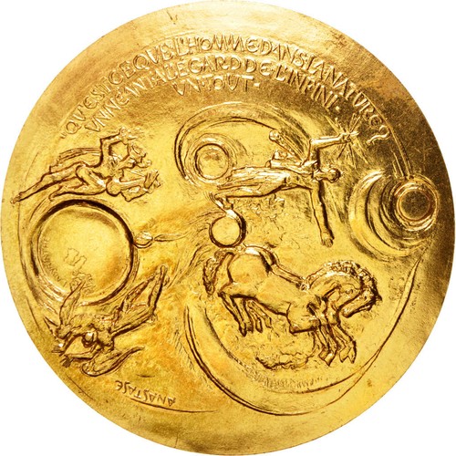 Frankreich, Medal, Voeux par Blaise Pascal, Arts & Culture, 1974 ...