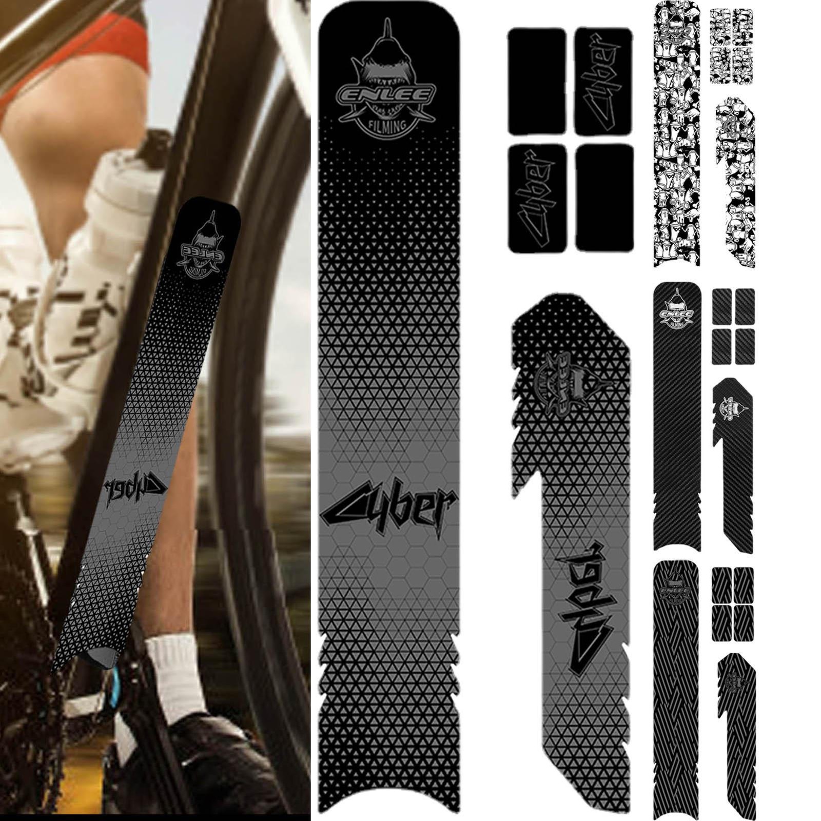 MTB Bicycle Mountain Bike Frame Protector Anti-scratch Sticker Protection | eBay