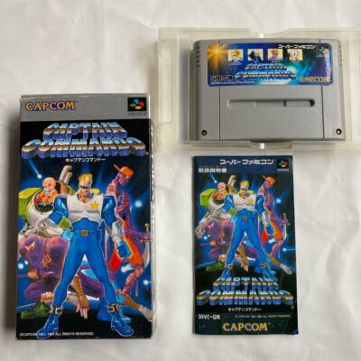 Captain Commando Super Famicom SFC Capcom Used Japan Scroll Action Game ...