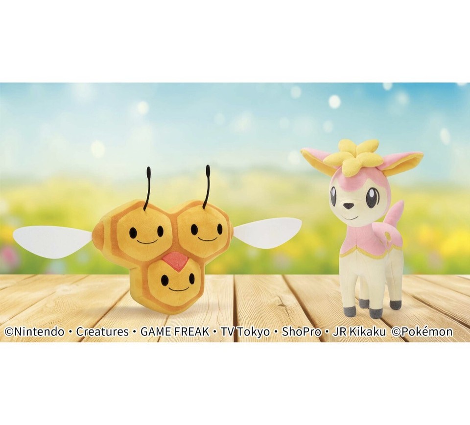 Pokemon Mofugutto Plush Toy Combee Deerling 24cm Set | eBay