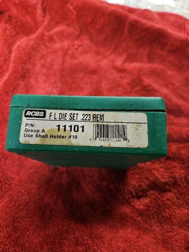 RCBS FL .223 REM reloading Dies 11101 ( Item 45) | eBay