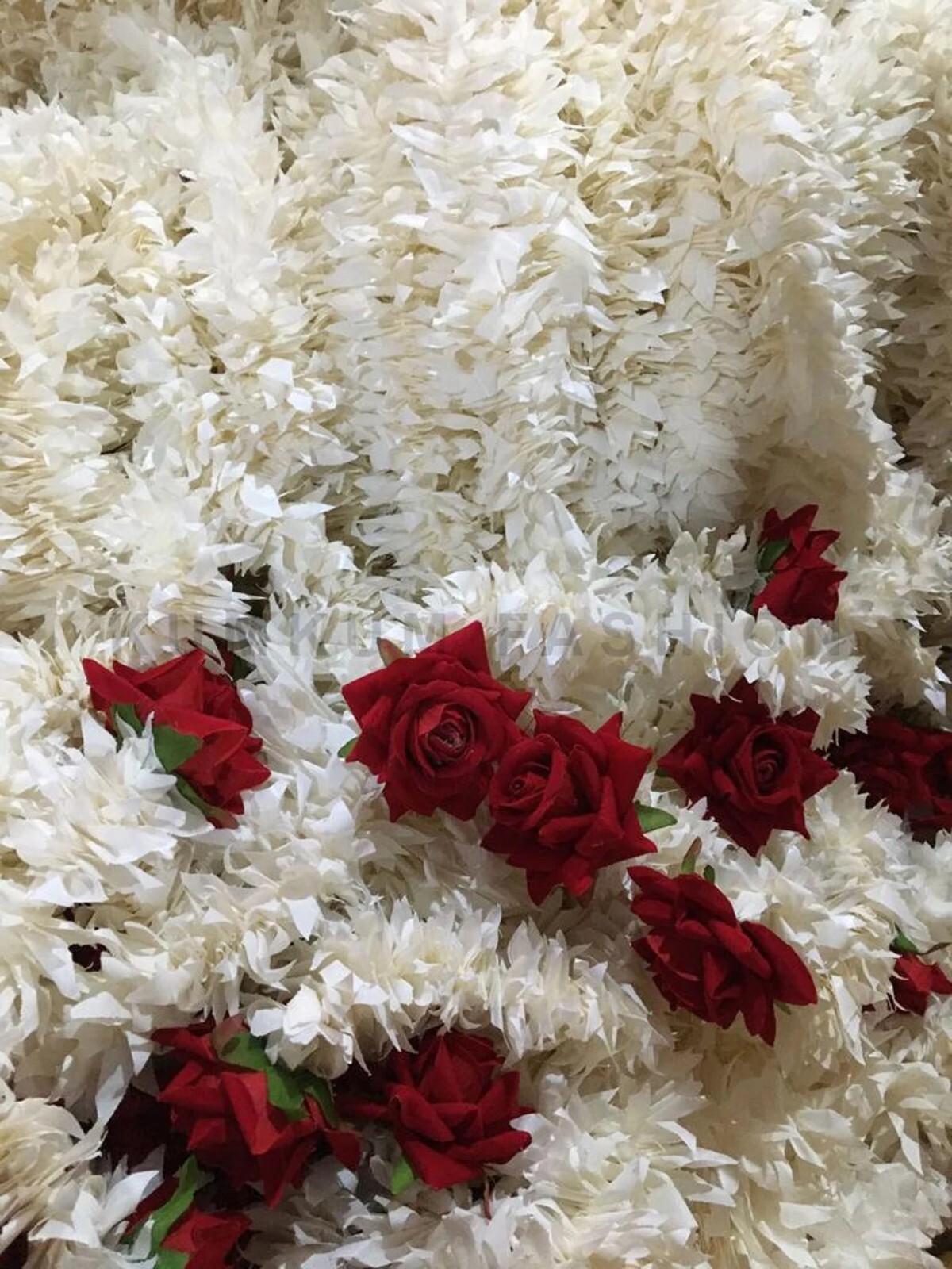 Set OF 5 Rose Jasmine Strings Flower Garlands Decorations Wreaths Decor ...