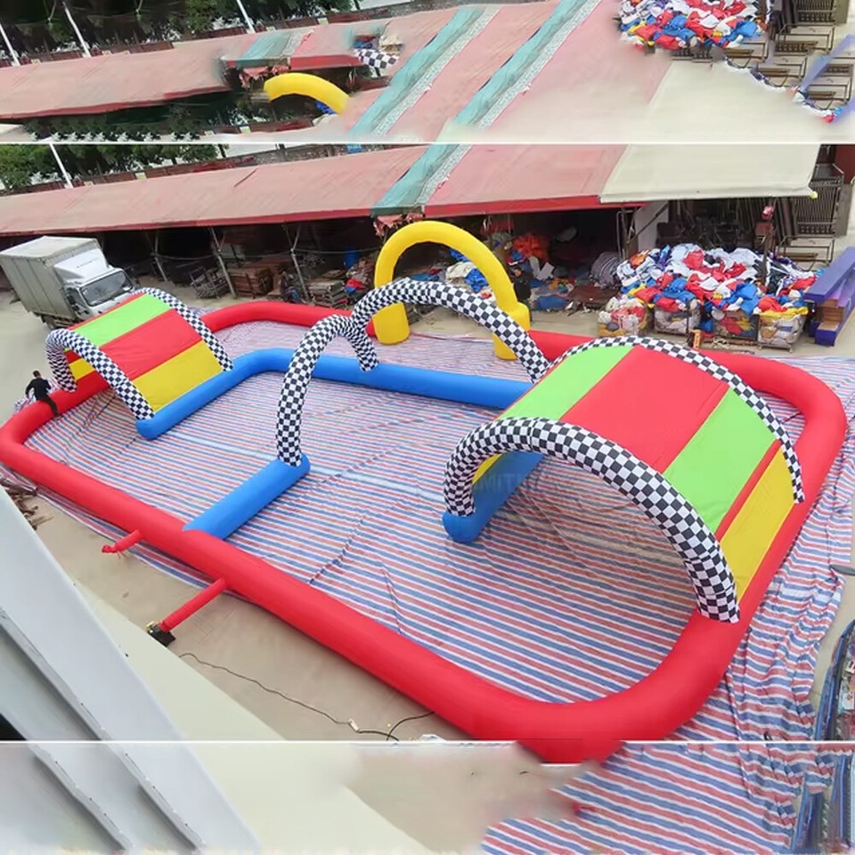 Giant Inflatable Race Track Air Race Track Rc Mega Blow Up Arena ...
