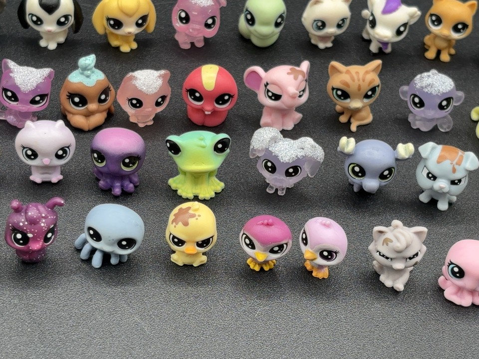 Little Pet Shop LPS Teeniest Tiniest Teensies Mini Figures Lot 56 Cat ...