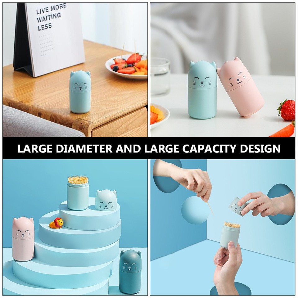 3 Pcs Cartoon Toothpick Bottles Organizers Boxes | eBay Australia