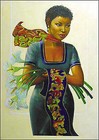 Camille, an African American, Black Art Print by Charles Bibbs and ...