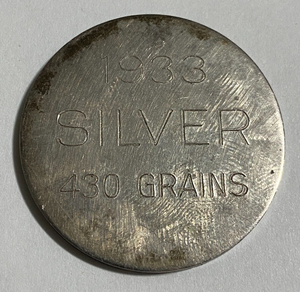 1933 Pedley-Ryan & Co Denver Rare Silver Dollar 430 Grains So-Called ...