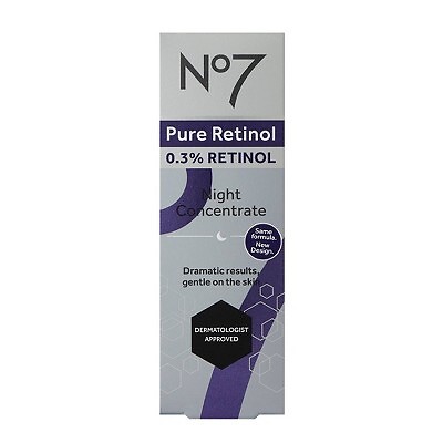 No7 Night Concentrate Facial Treatment - 0.3% Pure Retinol - 1 fl oz | eBay